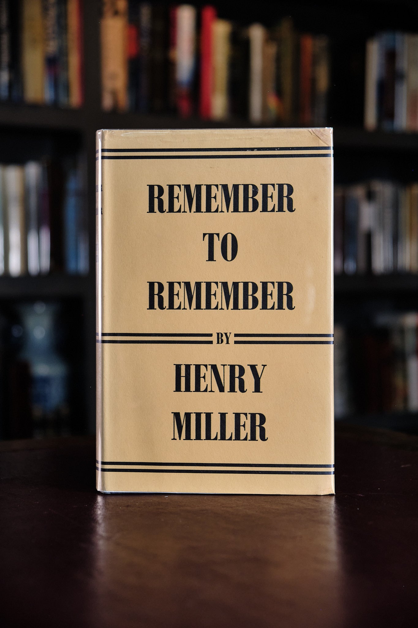 Remember to Remember – Winders Rare Books